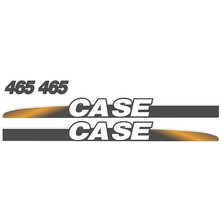 Aftermarket Decal Set Fits Case 465 Skid Steer CASE465DECALSET | Zoro
