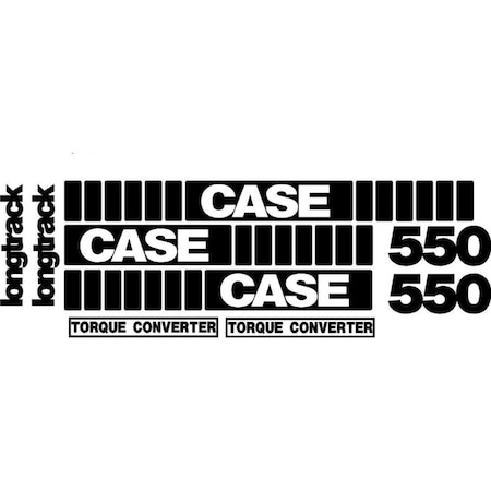 Aftermarket Decal Set CASE550DECALSET | Zoro