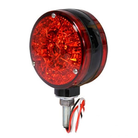 Aftermarket 28A44 New Universal 12V Red LED Safety Light fits Several ...
