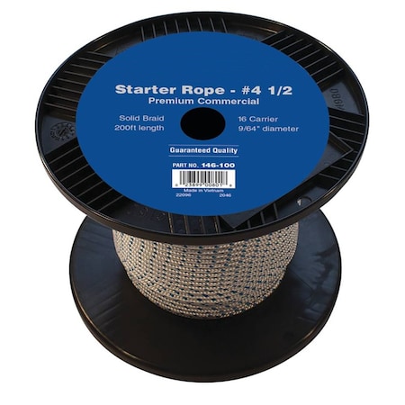 Aftermarket NEW 200' 200 Foot Roll Starter Recoil Pull Rope Line No4 1/ ...