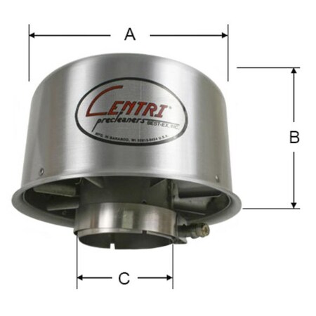 Aftermarket New Centri Pre Cleaner Assm w/ 7" Inlet Fits Case-IH ...