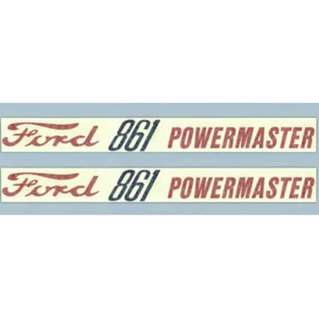 Aftermarket New Tractor Hood Decal Fits Ford New Holland Tractor 861 ...
