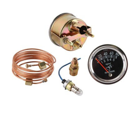 Aftermarket 80 Pound Oil Pressure Gauge Kit Fits Massey Ferguson ...