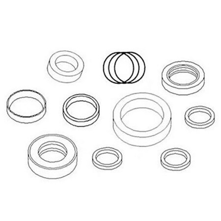 Aftermarket 835560M92 Hydraulic Cylinder Seal Kit Fits Massey Ferguson ...