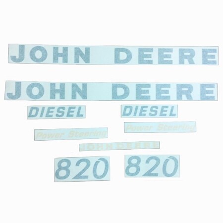 Aftermarket Hood Decal Set JD820 | Zoro