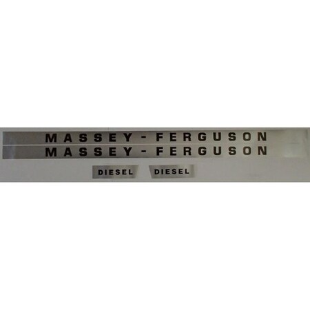 Aftermarket Hood Decal Set with Diesel Decals Fits Massey Ferguson 135 ...