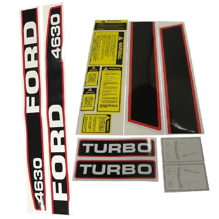 Aftermarket Complete Decal Set Fits Ford / Fits New Holland Tractor ...