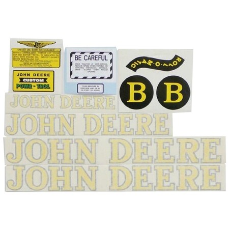 Aftermarket Complete Decal Set Fits John Deere B Style 1947-1952 ...