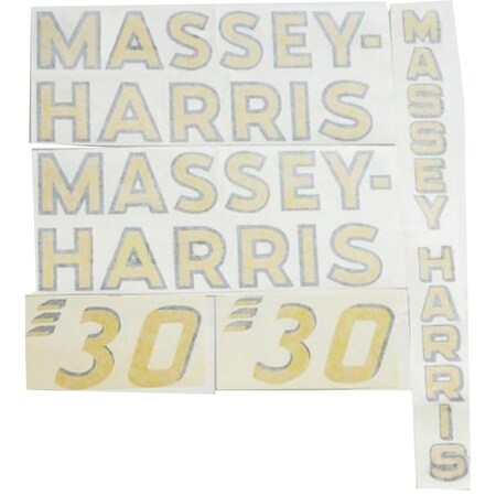 Aftermarket New Complete Decal Set Fits Massey Harris 30 Tractor MH ...