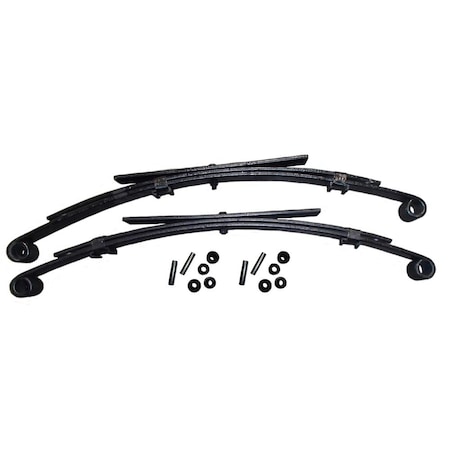 Aic Replacement Parts Rear Heavy Duty Leaf Springs Set with Bushings ...