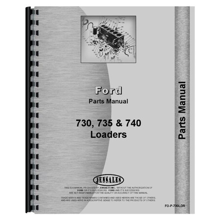 Aftermarket New Loader Backhoe Parts Manual Fits Ford 3500 Tractor ...