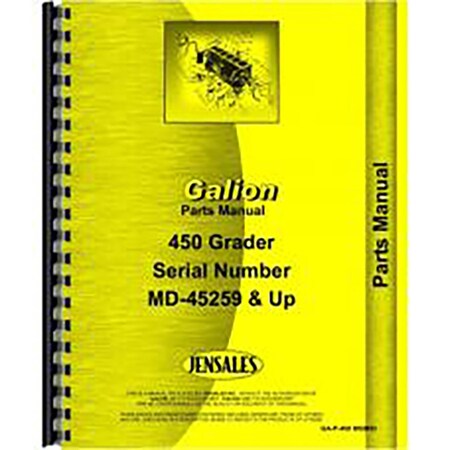 Aftermarket New Parts Manual for Galion 450 Motor Grader RAP72275 | Zoro
