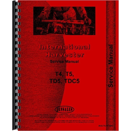 Aftermarket Crawler Service Manual for International Harvester T4 T5 ...