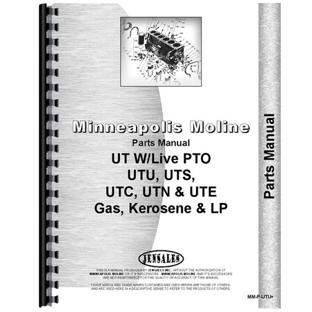 Aftermarket New Parts Manual Made for Minneapolis Moline Tractor Model ...