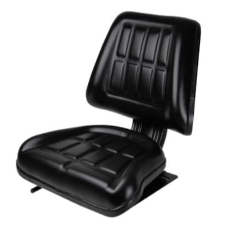 Aftermarket Black Universal Steel Frame Vinyl Covered Compact Seat ...