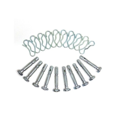 Aftermarket Set of 10 Shear Pins and Cotter Pin Set of 10 Fits Several ...