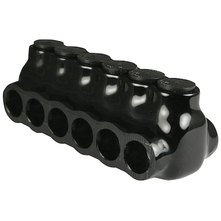 Asi Dual Sided Multi Tap Connector 14-1-0 AWG 6 Port 600 V Black AICD1 ...