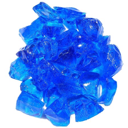 Hiland 30-50mm Landscape Recycled Glass in Turquoise LR30-GLASS-TRQ | Zoro