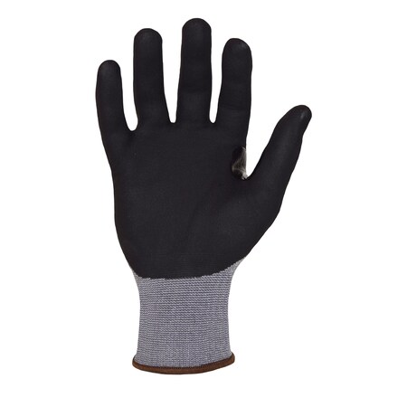 Azusa Safety Duradex 15 ga. Gray Nylon/Spandex Work Gloves, Black ...