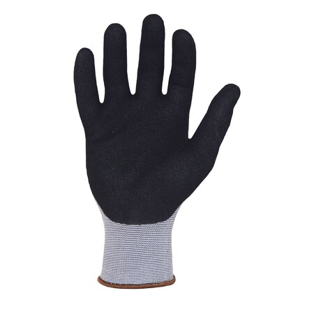 Azusa Safety Duradex 15 ga. Gray Nylon/Spandes Work Gloves, Black ...