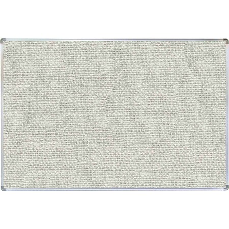 Aarco Burlap-Weave Vinyl Bulletin Board with Euroframe Design 36"x48 ...