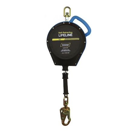 Ironwear 50 ft Class B SRL w/ Steel Snap Hook 2450-SSH | Zoro