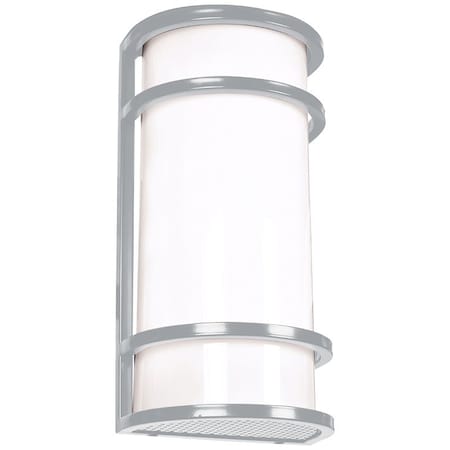 Access Lighting Cove, Dual Voltage Outdoor LED Wall Mount, Satin Finish ...