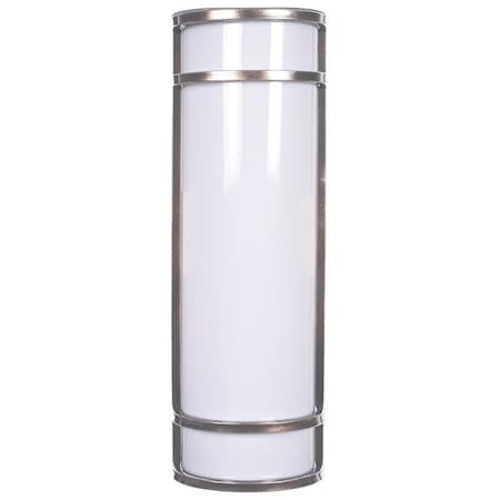 Access Lighting Cove, Dual Voltage Outdoor LED Wall Mount, Satin Finish ...