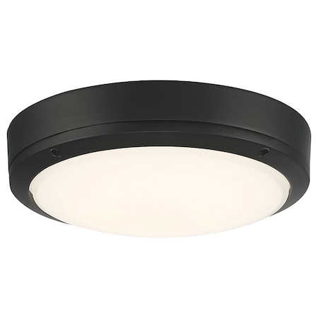 Access Lighting Rockaway, Dual Voltage Outdoor LED Flush Mount, Matte ...