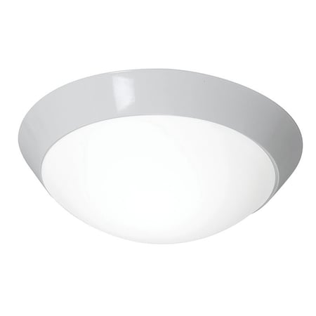 Access Lighting Cobalt, LED Flush Mount, White Finish, Opal Glass ...