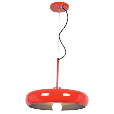 Access Lighting Bistro, LED Pendant, Red and Silver Finish 23882LEDDLP ...