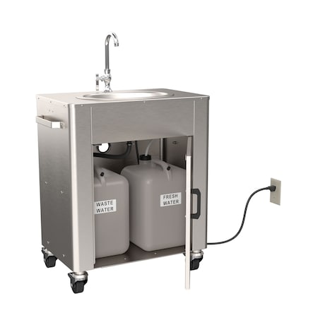 Acorn Controls DLX-JrPortable Hand-Wash Station, 31" Rim Height, Elec ...