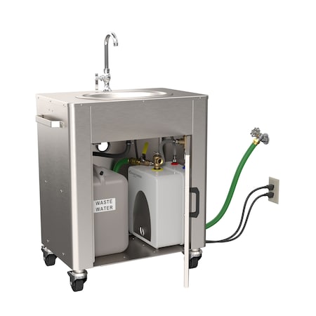 Acorn Controls DLX-JrPortable Hand-Wash Station, 31" Rim Height, Wtr ...