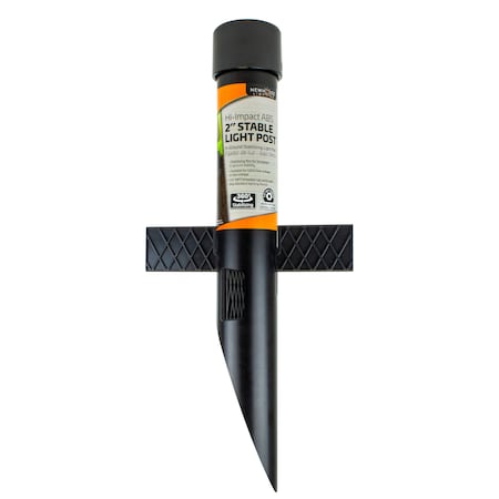 Newhouse Lighting Outdoor Mounting Post with Stabilizing Wings for ...