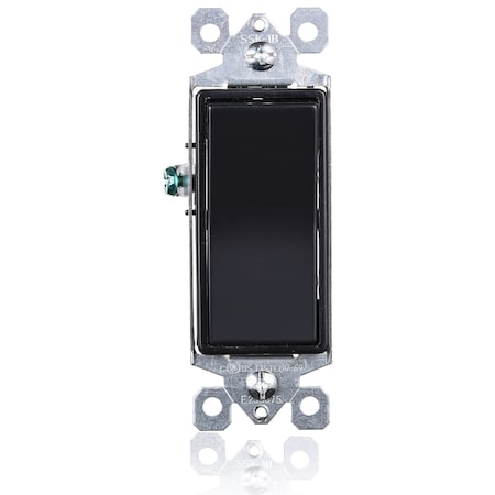 Faith Single-Pole Decorator Paddle Wall Light Switch, 15A 120/277V, On ...