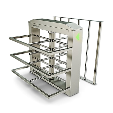 Turniq Half Height Turnstile, Single, SS SCT300 | Zoro