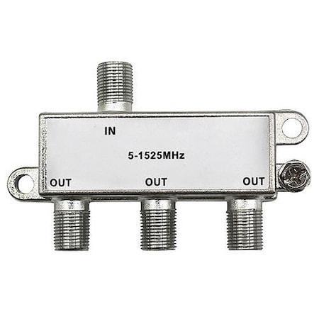 Wbox 3 WAY MOCA COMPLIANT HORIZONTAL COAXIAL SPLITTER 0E-COAXSP3 | Zoro