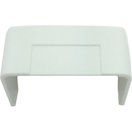 W Box End Cap Raceway, ECW4 Series, 1 in W, 1-3/4 in L, White, 4 PK 0E ...