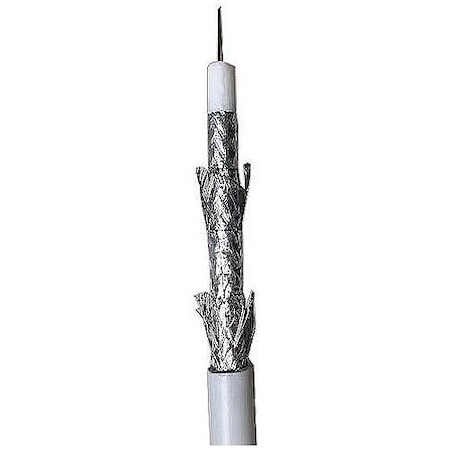 Adipro 18 AWG Copper-Clad Steel RG6, Quad-Shield, Non-Plenum CATV RN ...