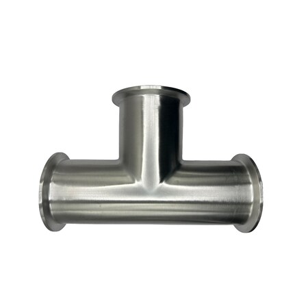 Advance Fittings 2 in. BPE Tri-Clamp End Tee T316L SF4 A7MP-2-PM-316L ...