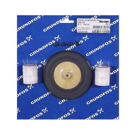 Grundfos Pump Repair Parts- Kit, valve/diaphragm DME150 PV/T/C, DME ...