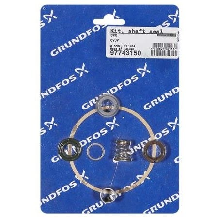 Grundfos Pump Repair Kits- Kit, shaft seal CVUV @12mm SPK/GJK, SPK ...