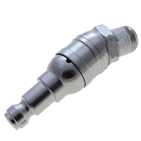 Free-Angle Plug, Free Angle, Tru-Flate, 1/4" Body Size, 1/4" Male NPT ...