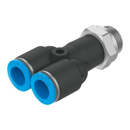 Festo Push-In Y-Fitting QSY-G1/4-10 QSY-G1/4-10 | Zoro