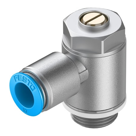 Festo One-Way Flow Control Valve GRLA-1/2-QS-12-D GRLA-1/2-QS-12-D | Zoro