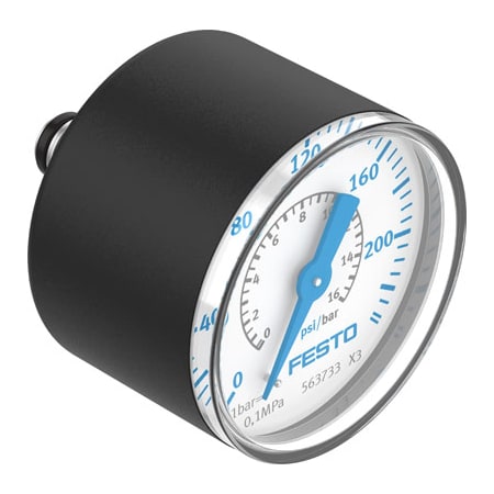 Festo Pressure Gauge PAGN-40-232P-P10 PAGN-40-232P-P10 | Zoro