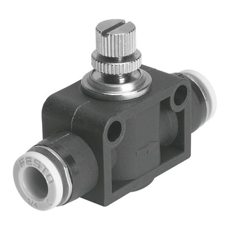 Festo One-Way Flow Control Valve GR-QB-1/4-U GR-QB-1/4-U | Zoro