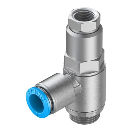 Festo Piloted Check Valve HGL-3/8-QS-10 HGL-3/8-QS-10 | Zoro