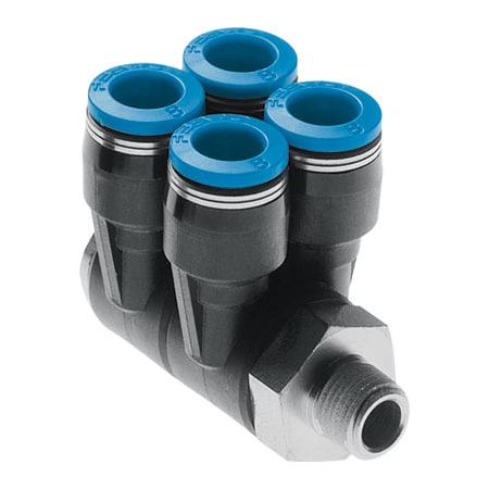 Festo Multiple Distributor QSLV4-1/4-10 QSLV4-1/4-10 | Zoro
