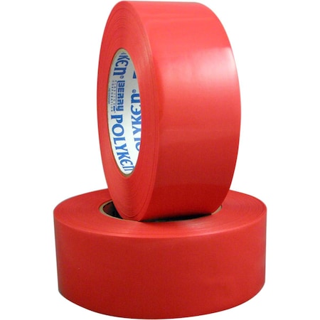 Berry Plastics Polyken 827 Premium Pe Film Tape 48MM X 55M Red 1086516 ...